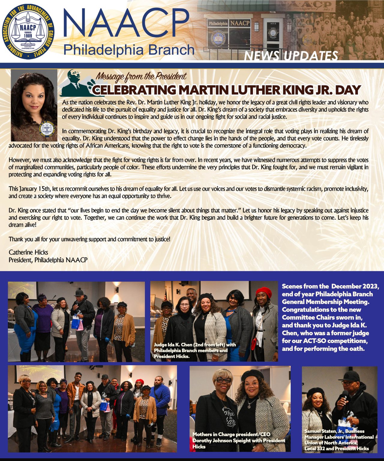 Philadelphia NAACP Branch News - The Philadelphia Sunday Sun