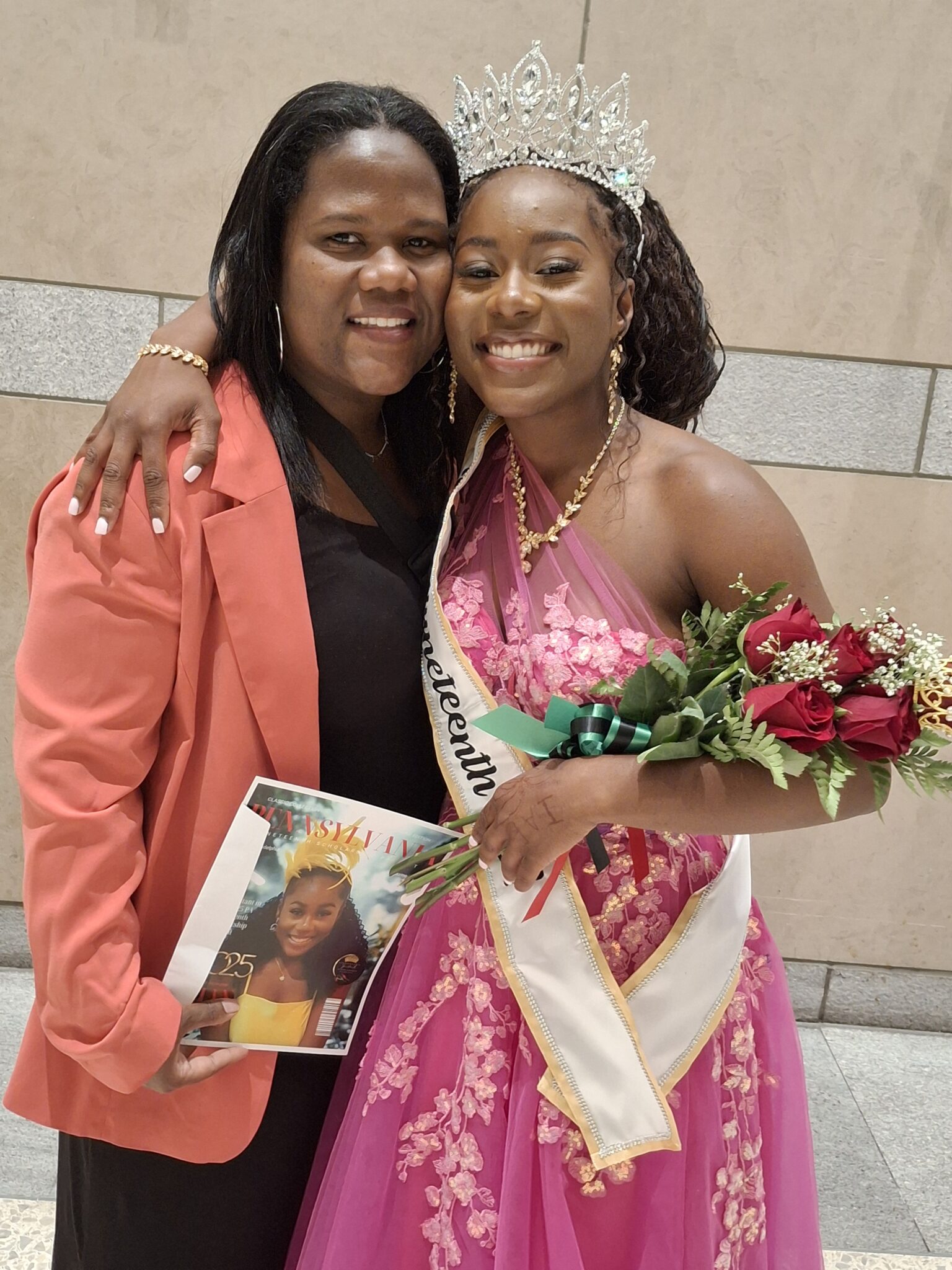 Miss Juneteenth 2025 Pageant winner Iman Byrd and her mother Mercedes ...